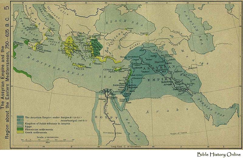 Map of Assyria - Images of Ancient Assyria (geography, plans, maps at ...